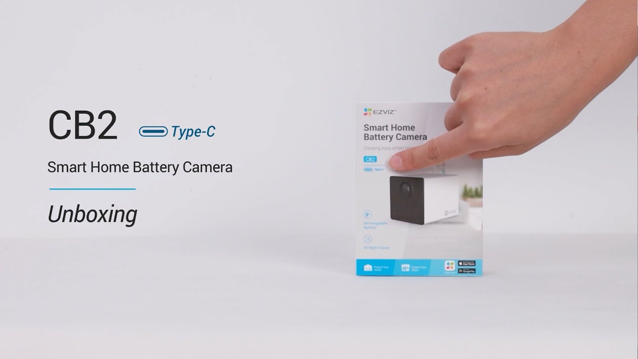 EZVIZ CB2 Ice White Unboxing - Wi-Fi Smart Home Battery Camera - YouTube