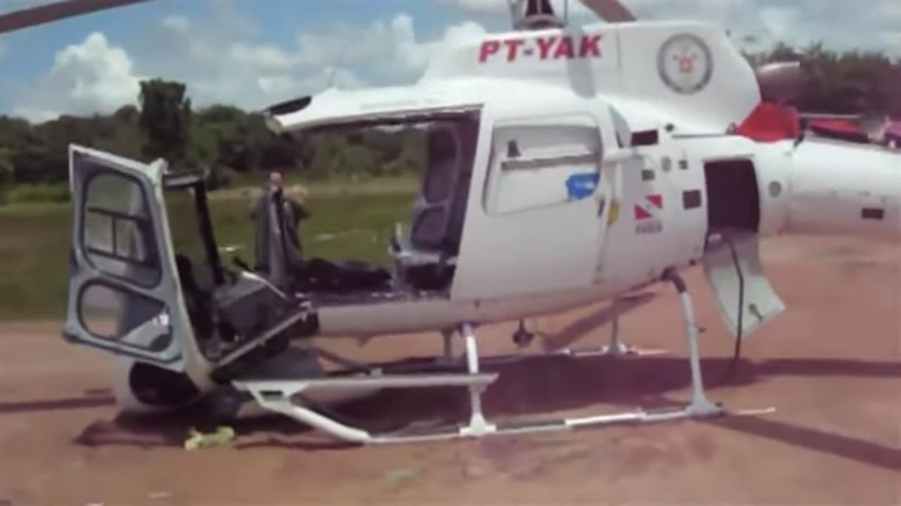 Helicopter crash and self destructs in Brazil due to ground resonance ...