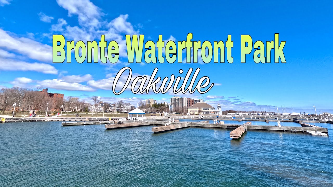 [4K] 🇨🇦 BRONTE WATERFRONT PARK Oakville, Ontario | Walking Tour with ...