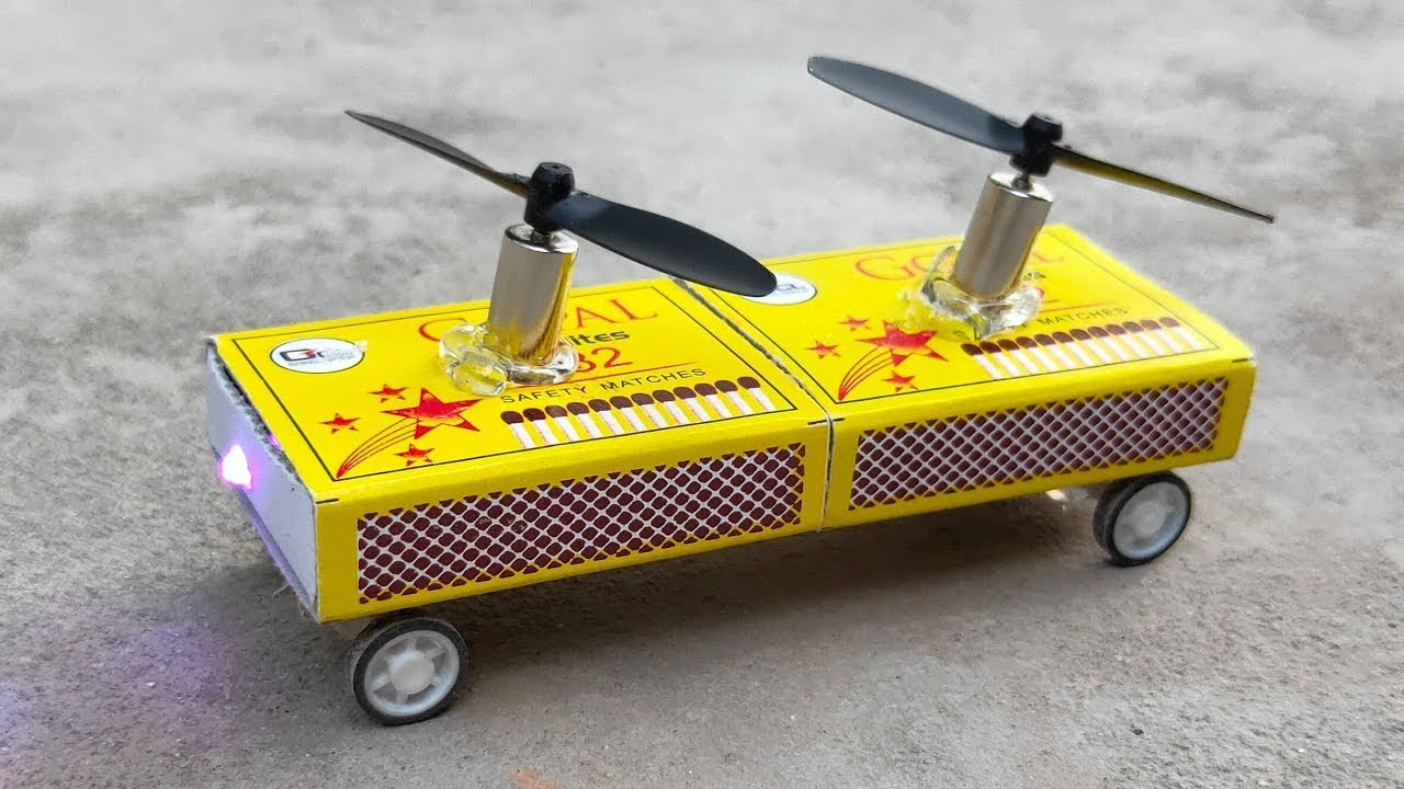 How To Make Powerful Mini Matchbox Truck - YouTube