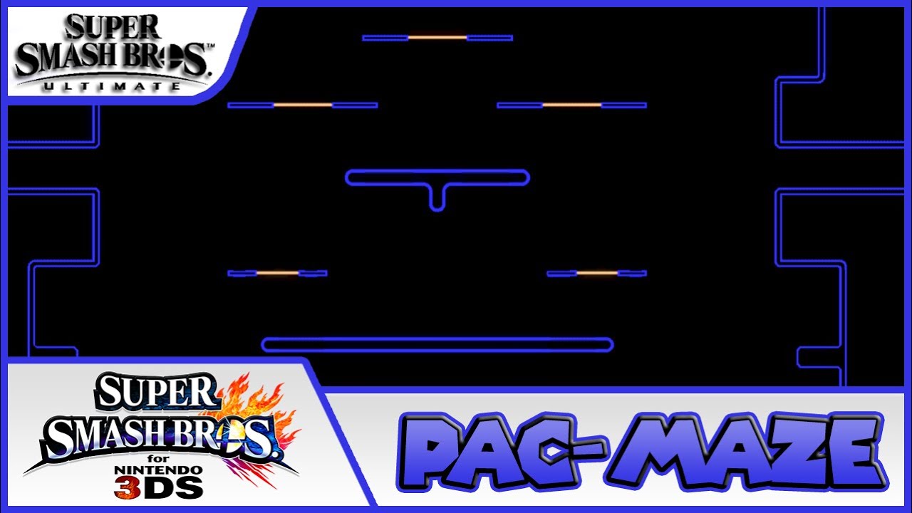 Smash Ultimate Stage Mod - Pac-Maze (Smash 3DS) - YouTube