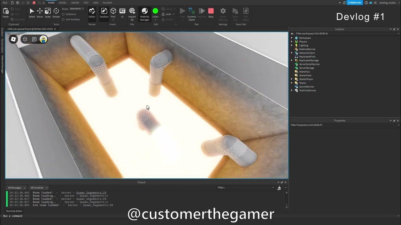 Making a random-generating game on Roblox | Devlog #1 - YouTube