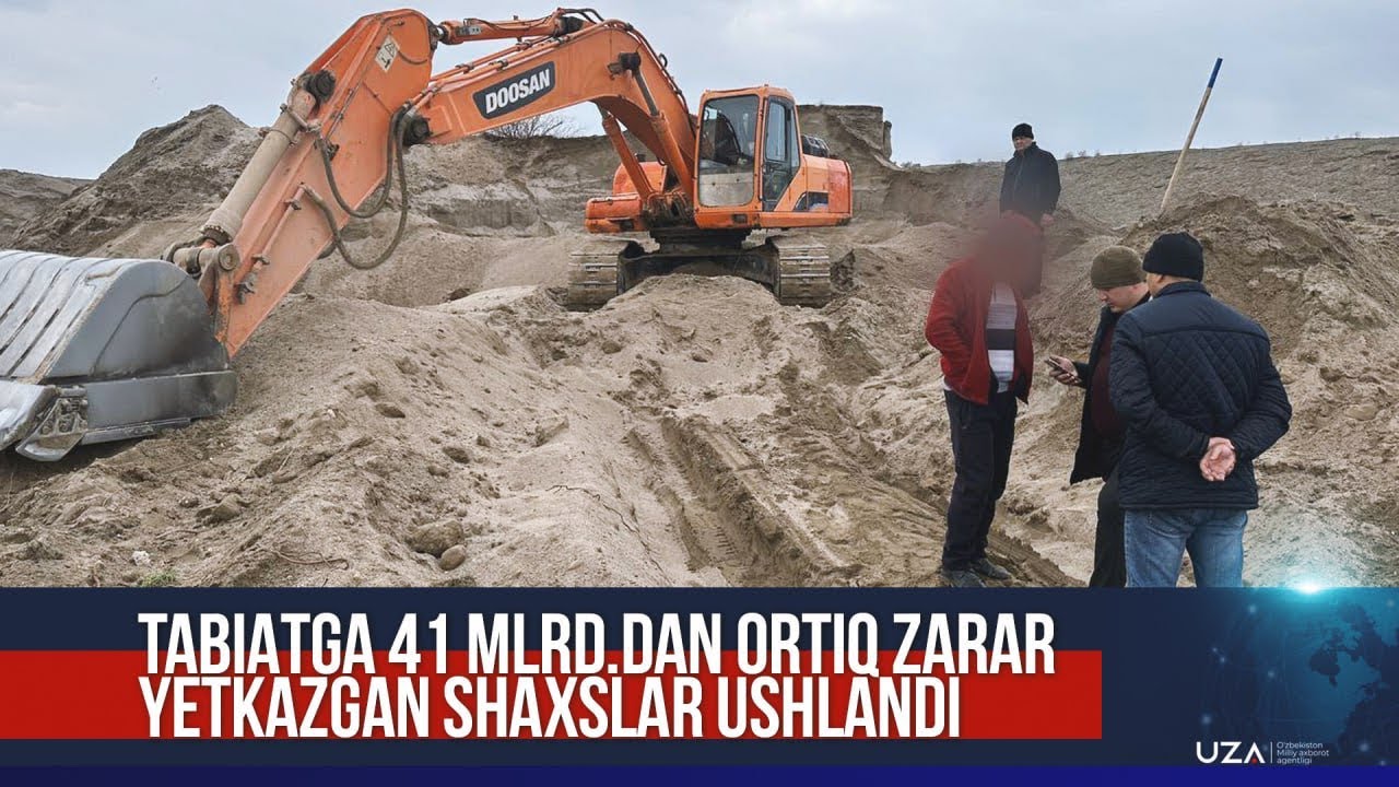 Qarshida tabiatga 41 mlrd.dan ortiq zarar yetkazgan shaxslar ushlandi ...