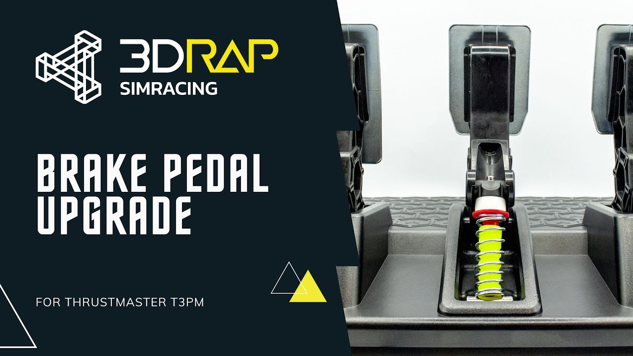 3DRAP BRAKE UPGRADE FOR THRUSTMASTER T3PM PEDALS - YouTube