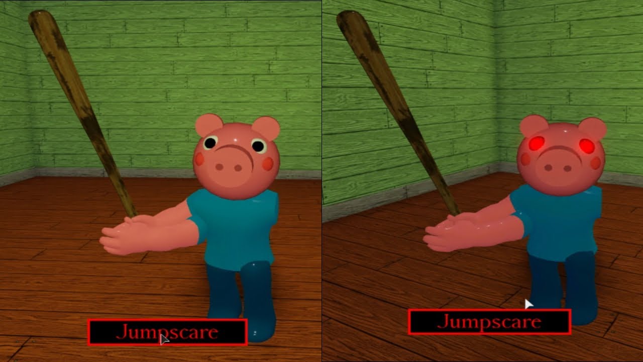 New George vs Infected George Piggy Jumpscare - Roblox Piggy - YouTube