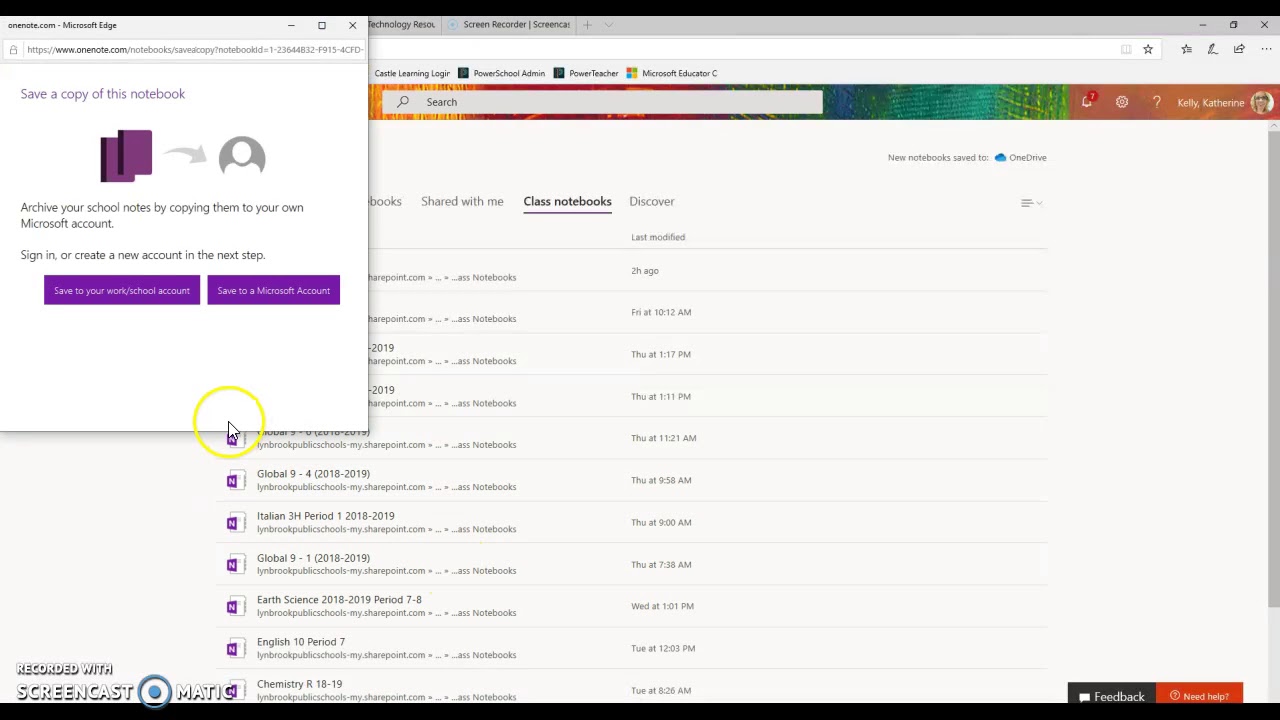 Archiving Class Notebooks - YouTube