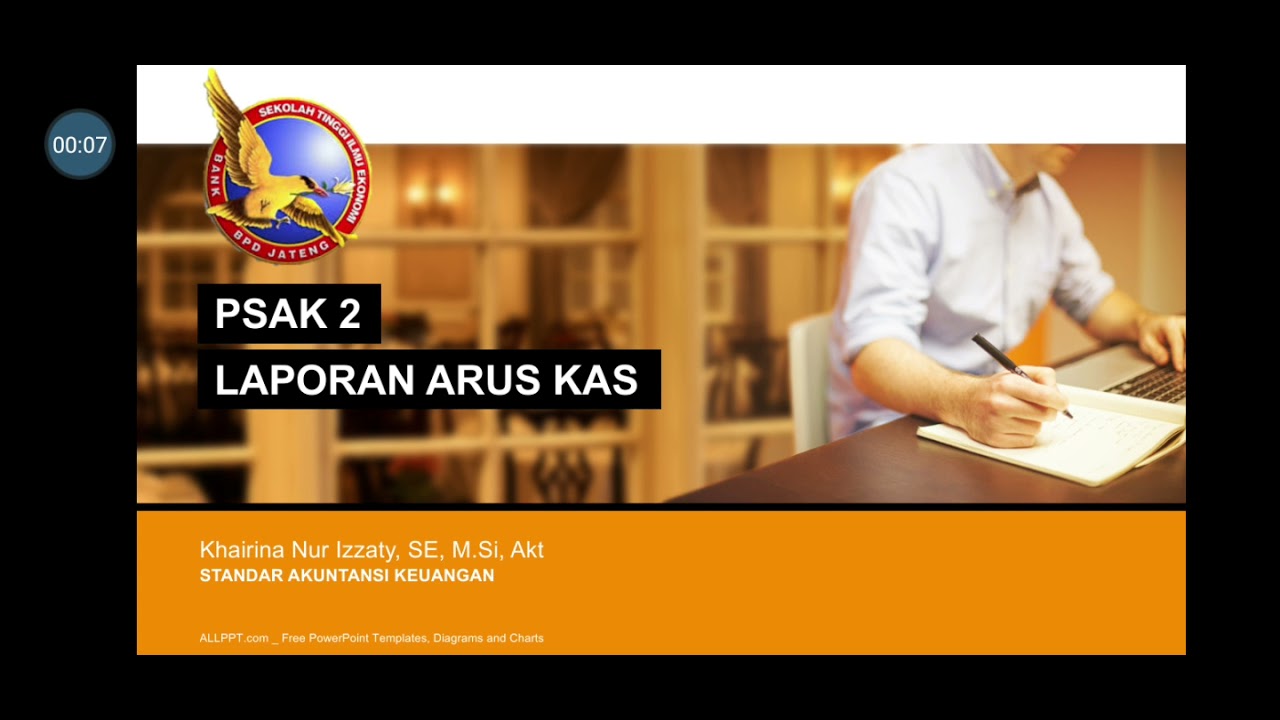 Standar Akuntansi Keuangan: PSAK 2 Laporan Arus Kas - YouTube