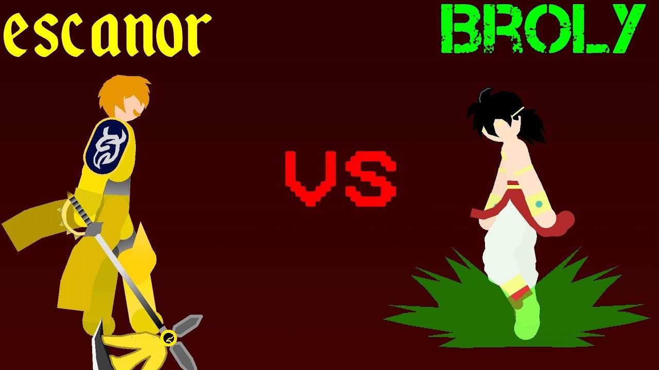 Escanor vs Broly - stick nodes (leia a descrição) - YouTube
