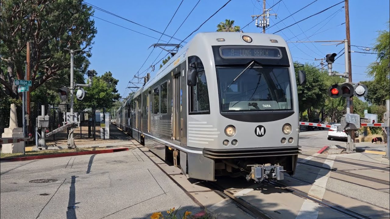 Los Angeles Metro A Line in and Around South Pasadena! - YouTube