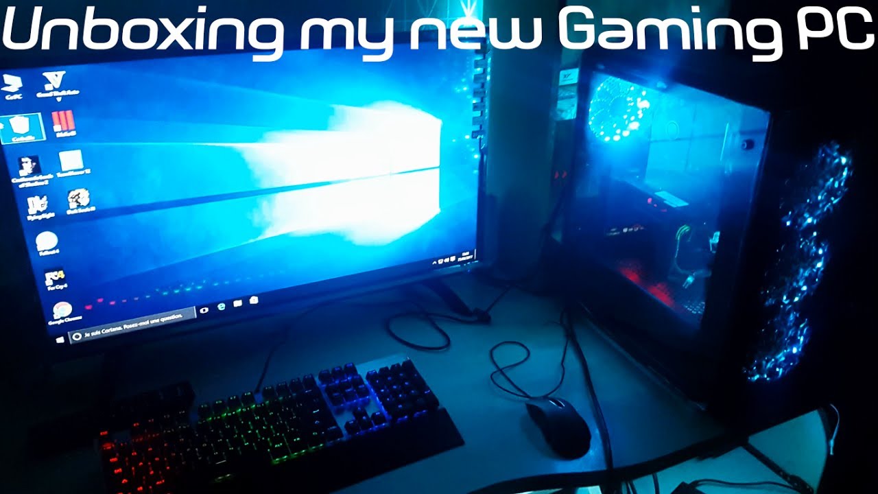 Unboxing my new Gaming PC - YouTube