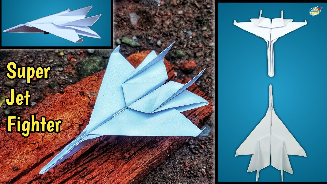 Paper Jet Airplanes | How to Make a Paper Airplane | Making Paper ...