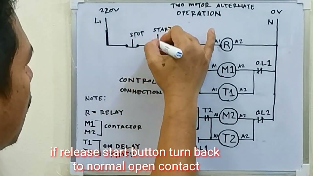 Clear Diagram For Two Motor Alternate Function (English Subtitle) - YouTube