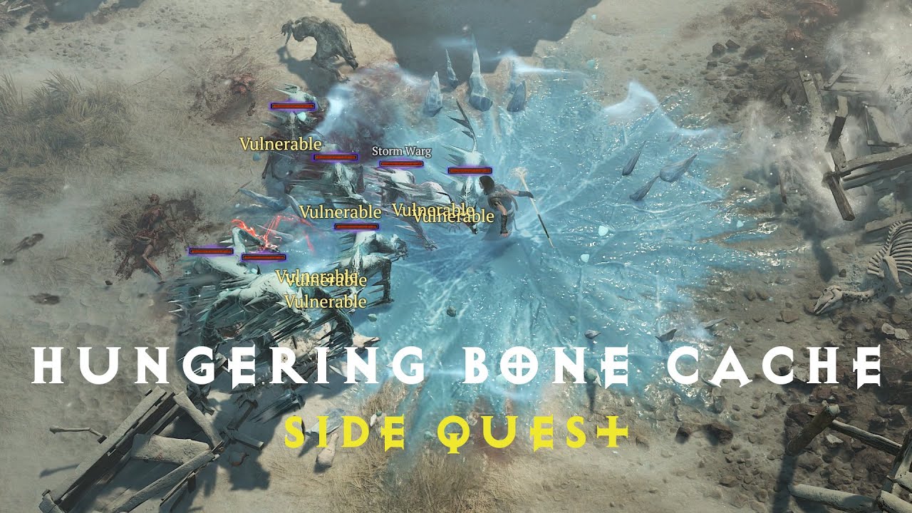 Diablo 4 | Hungering Bone Cache Side Quest - YouTube