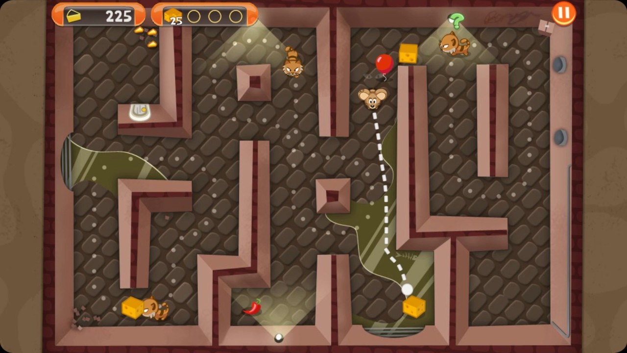 🐭🧀🐱 Spy Mouse, level 3-6, perfect walkthrough with all 3 medals, HQ ...