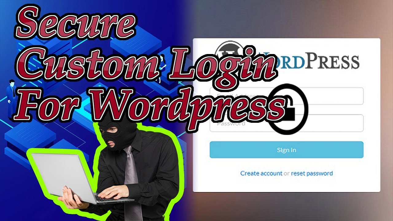 How To Create Secure Custom Login Page In Wordpress - YouTube