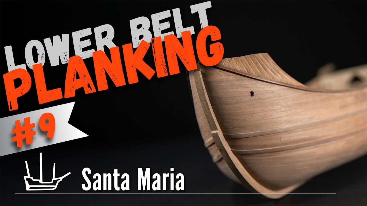 # 9. Final planking. Bending planks. Clinker planking. Columbus Santa ...