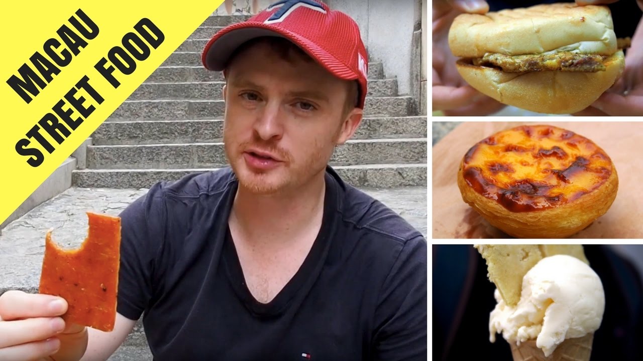 Macau Street Food Tour - Macanese Eats Taste Test in Macao - YouTube