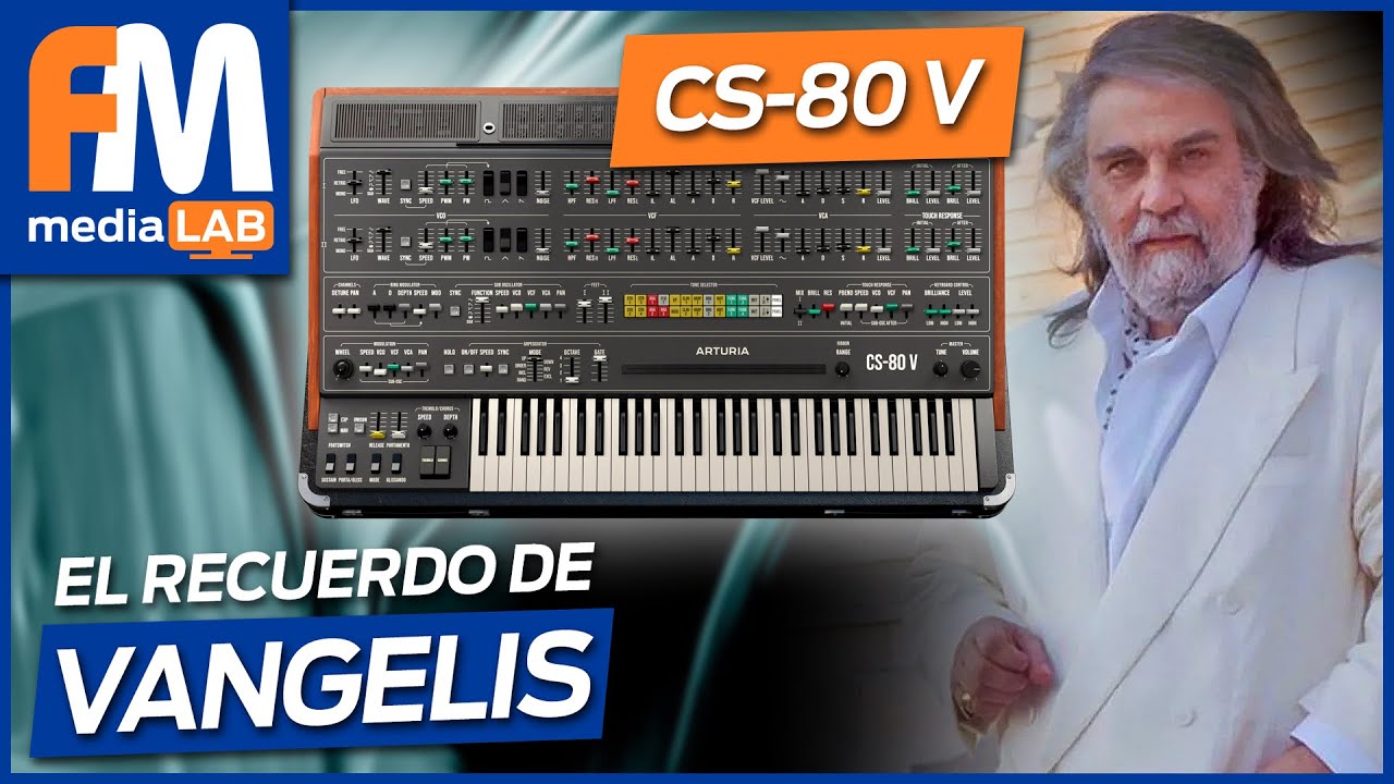 VANGELIS -el recuerdo de Future Music (con CS-80 V y KeyLab 88) - YouTube