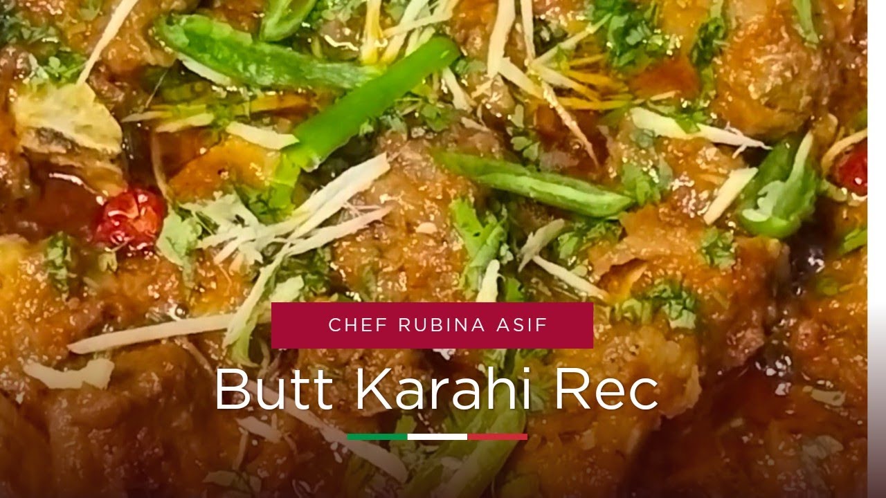 Butt Karahi Recipe | Beef Karahi | Lahori Butt Karahi |بٹ کڑھائی Chef ...