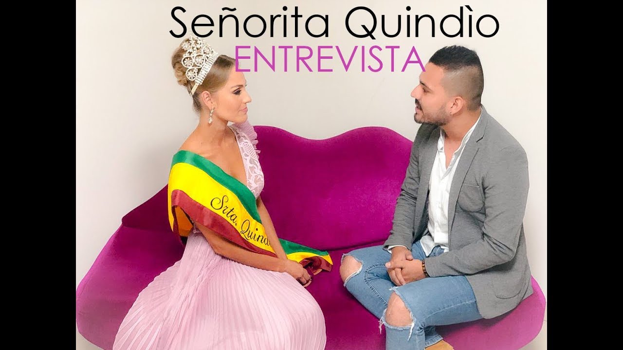 Entrevista Señorita Quindìo MARIA ANDREA ARANGO concurso nacional de la ...