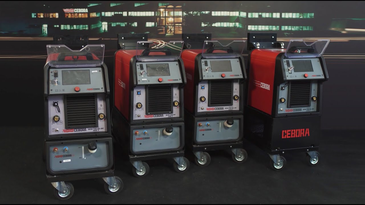 CEBORA Win TIG line: Three-phase inverter power sources for MMA and TIG ...
