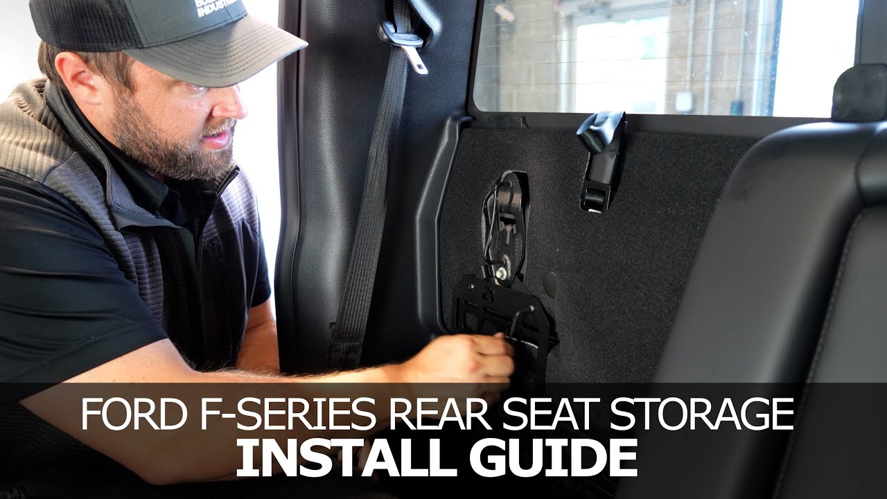 Ford F-Series Rear Seat Back Storage Panel Install Guide - YouTube