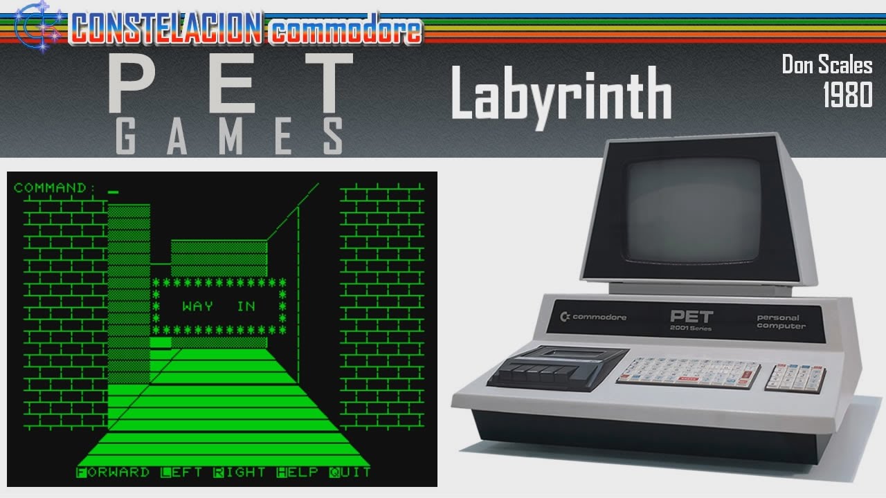 Labyrinth (1980) Don Scales - Commodore PET - YouTube