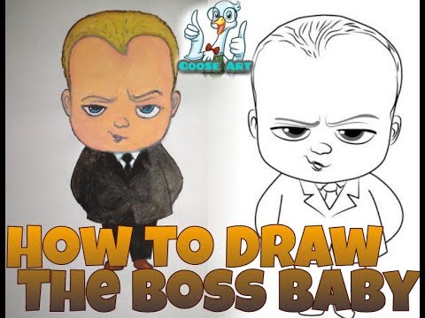 How to Draw boss baby from the boss baby - YouTube