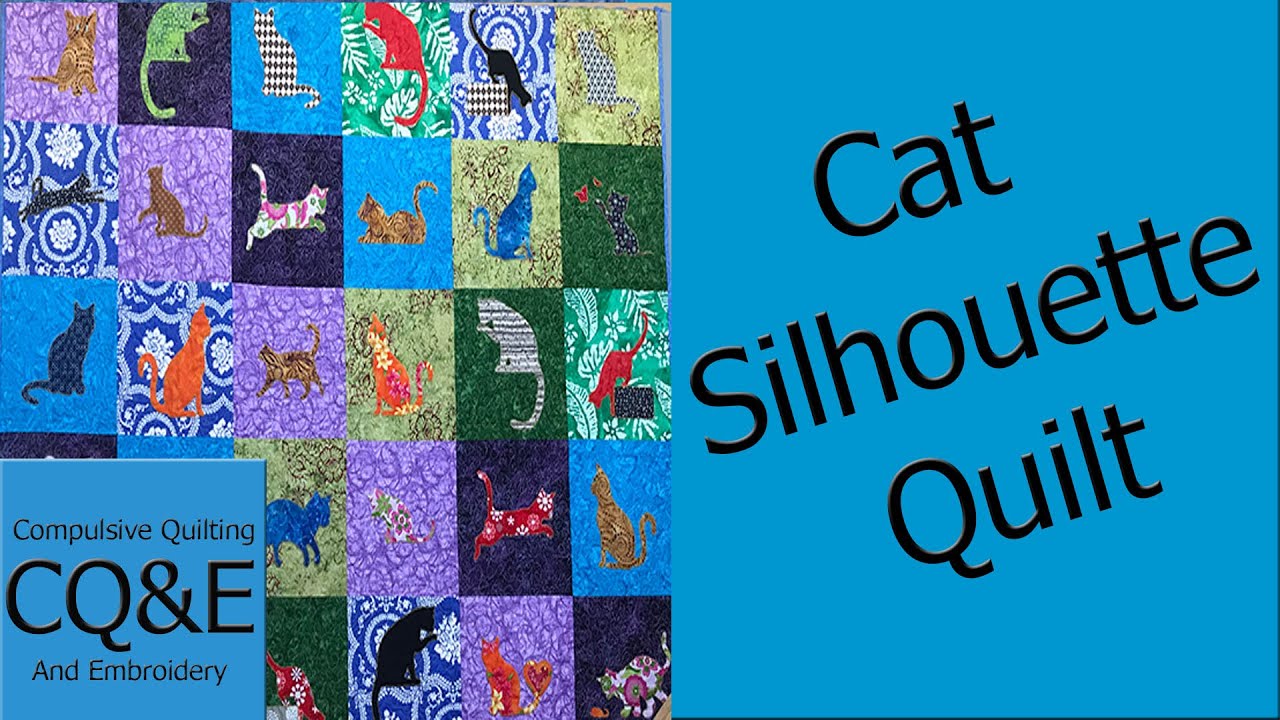 Cat Silhouette Quilt - YouTube