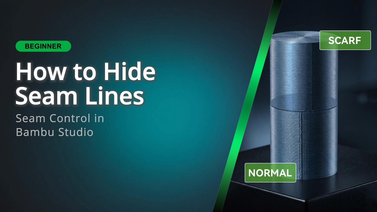 Bambu Studio Seam Control - Hide Seam Lines in your 3D Prints - YouTube