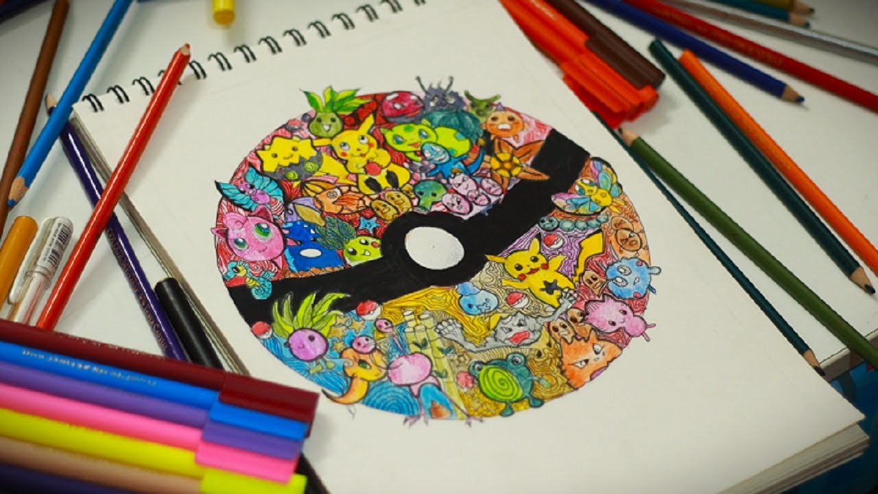 The connection between pokemon doodle art and my happiness | DonsDoodle ...