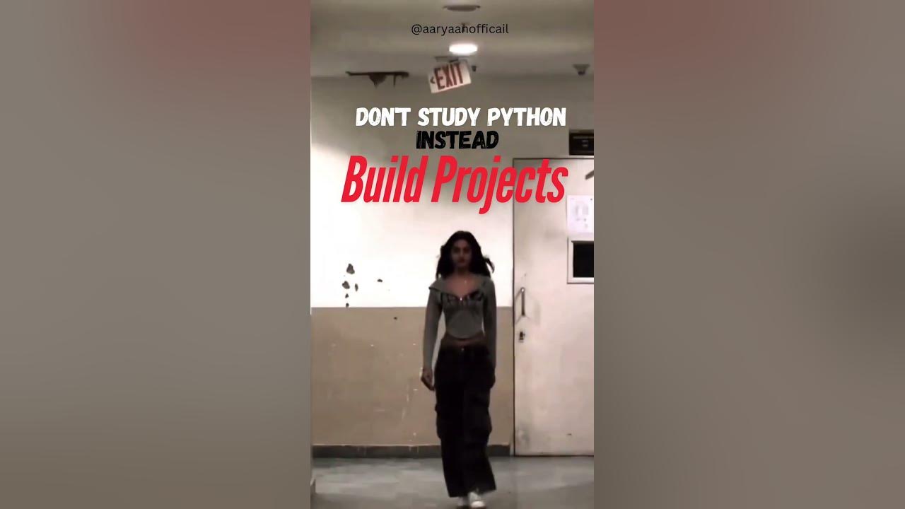 DON'T STUDY PYTHON, instead do the Projects and learn #python #pythonprogramming # ...
