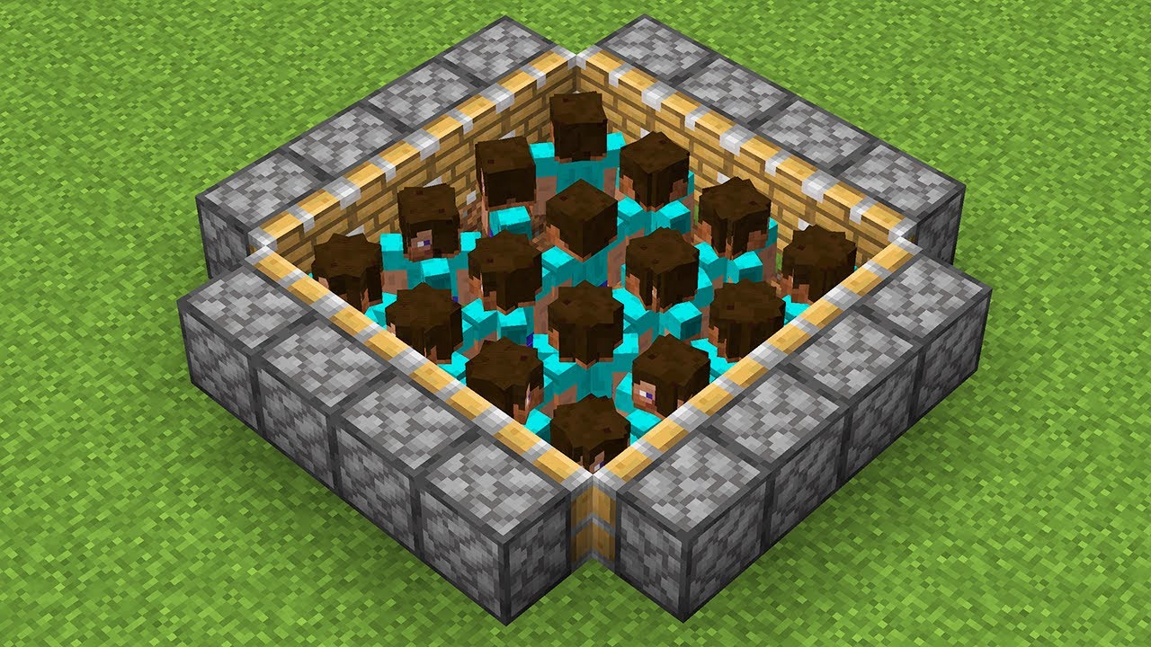 1000x minecraft mini steve combined = ??? - YouTube