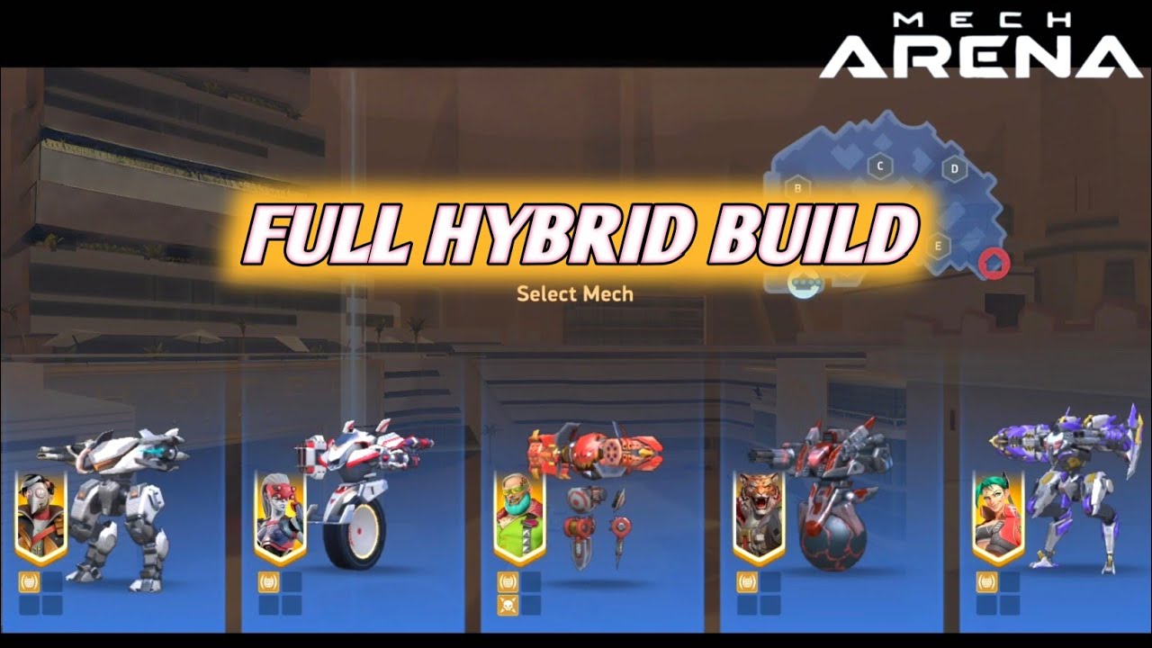 First Time Trying Full Hybrid Build Gameplay - Mech Arena - YouTube