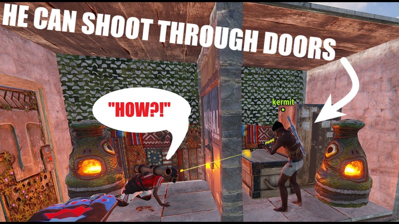 "SHOOTING THROUGH DOORS IN RUST" - YouTube