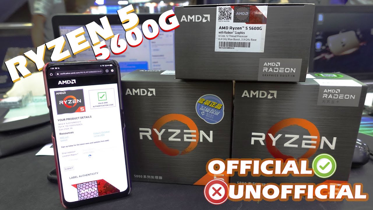 RYZEN 5, 5600G এর বিষয় | আসল-নকল নাকি অন্য কিছু ? - YouTube