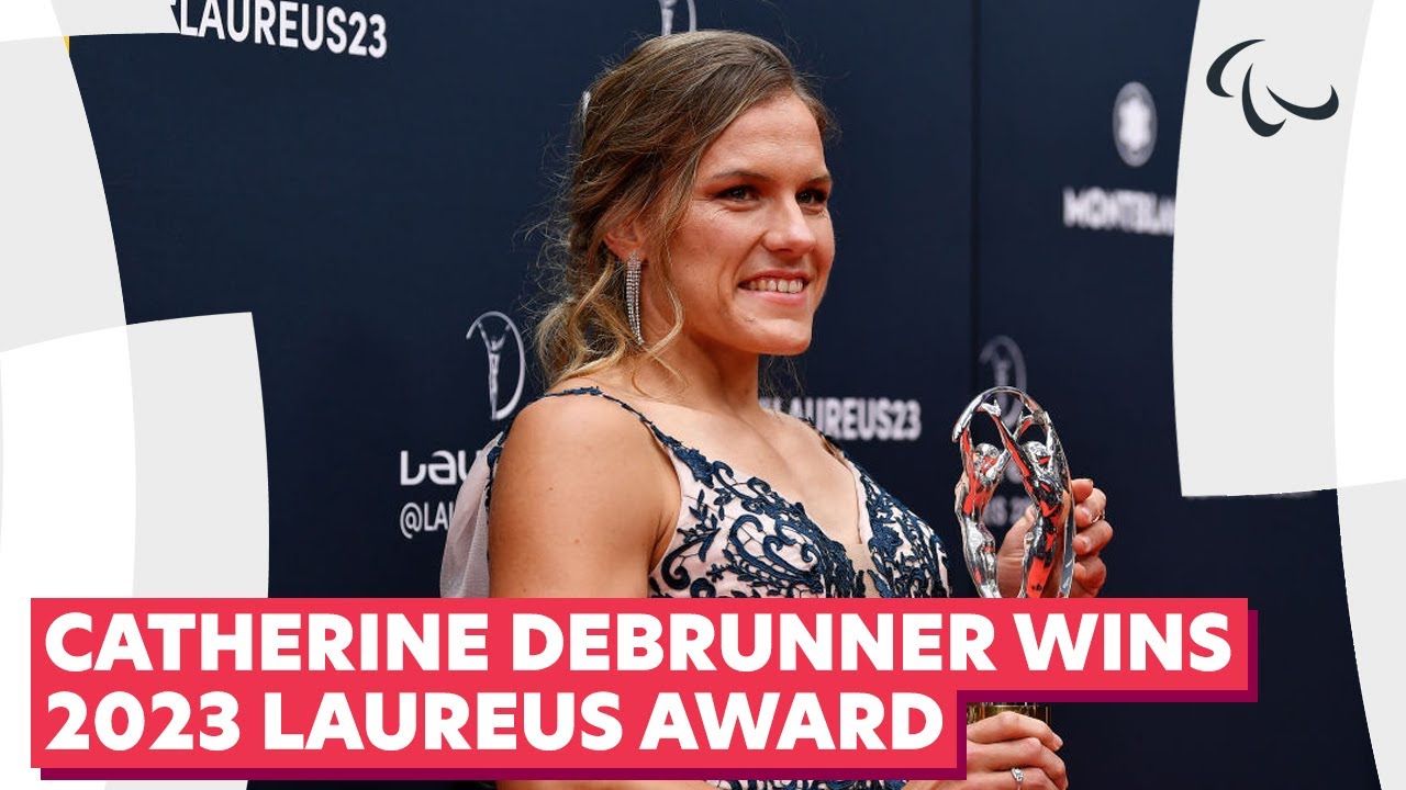 🏆 Catherine Debrunner wins 2023 Laureus Award | Paralympic Games - YouTube