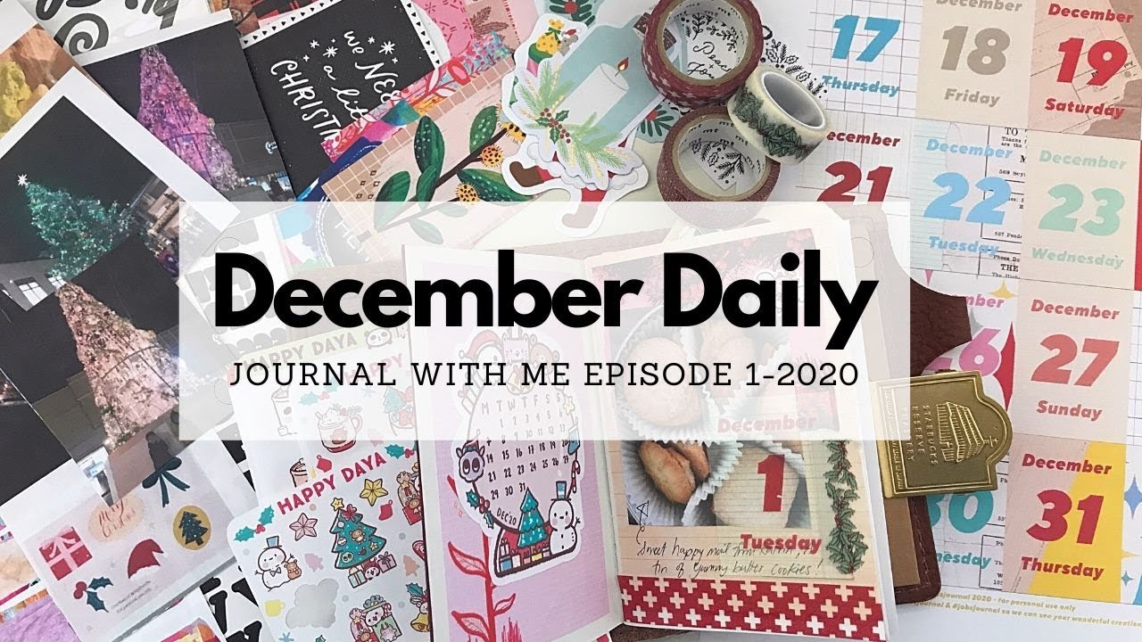 December Daily Journal With Me Episode 1-2020 - YouTube