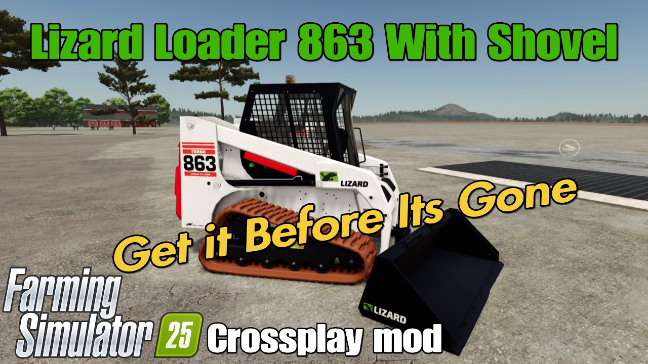 Lizard Loader 863 With Shovel / FS25 crossplay mod - YouTube