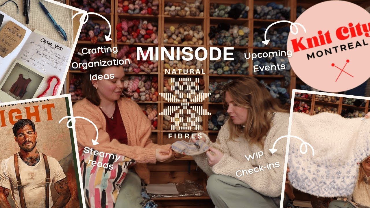 Crafting organization, WIPs, steamy books, fun pods & new shows ...