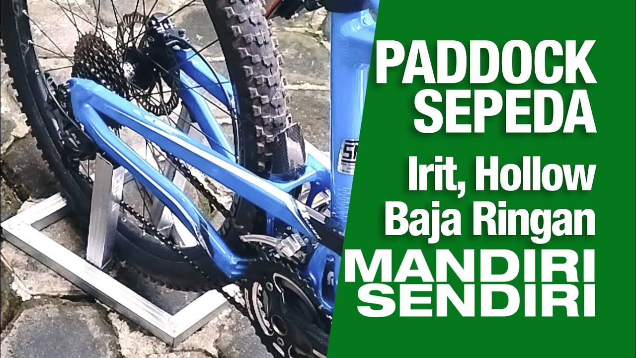 PADDOCK STANDAR JAGANG SEPEDA MUDAH BUAT SENDIRI.#PADDOCK #STANDAR # ...