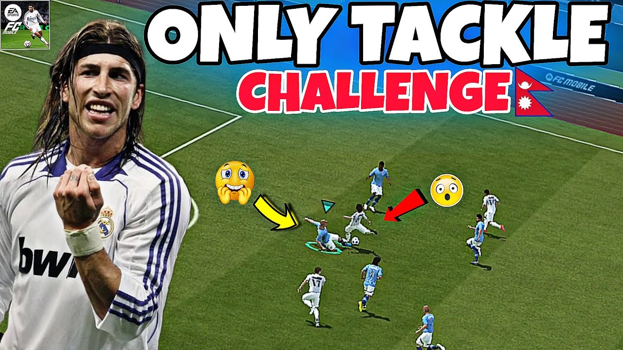 ONLY TACKLE😱😈 CHALLENGE 🇳🇵 IN FC MOBILE | PLAY WITH SIYON - YouTube