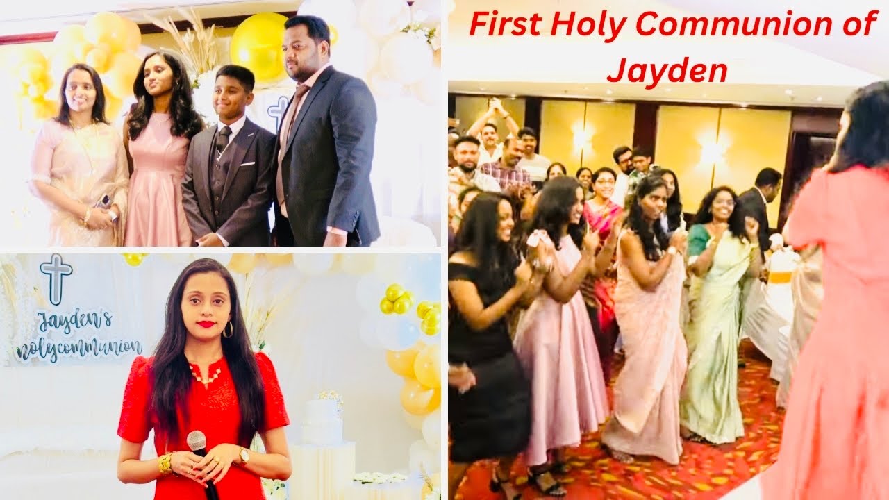 First Holy Communion |Jayden Joy Justus|Coral Dubai Deira #blessings # ...