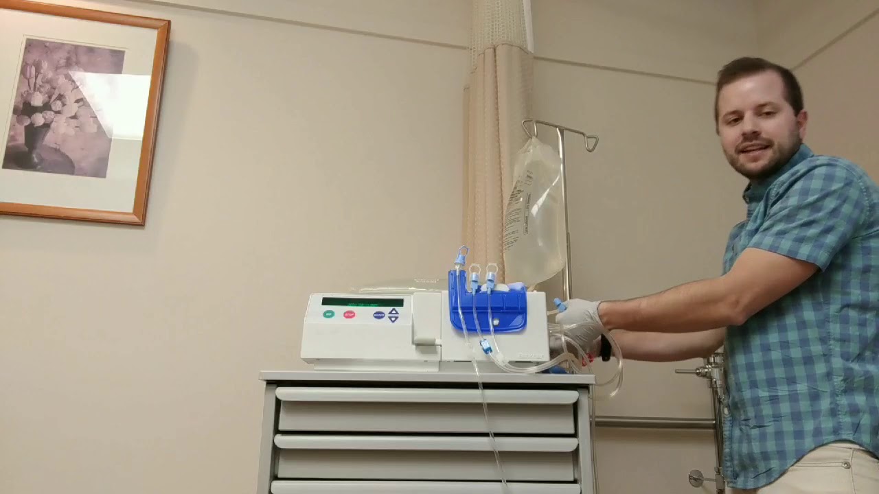 Baxter Peritoneal Dialysis Machine Set Up YouTube