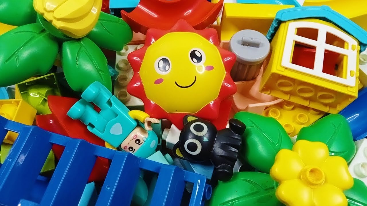 Satisfying building block marble run ☆ Build an exciting and easy ...