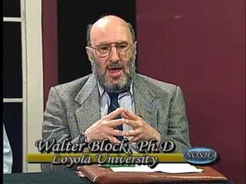 Walter Block on NOSHA-TV 1/3 - YouTube
