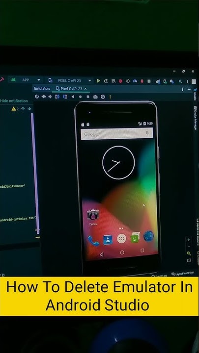 How to delete emulator in android studio | #shorts | #androidstudio - YouTube