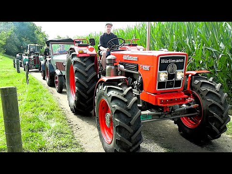 Switzerland's Most Famous Tractor Brand - Old Hürlimann Tractors Arriving