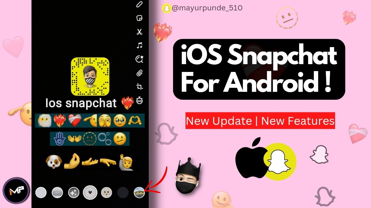 iOS Snapchat On Android With New Features 🥳 | iPhone Snapchat For ...