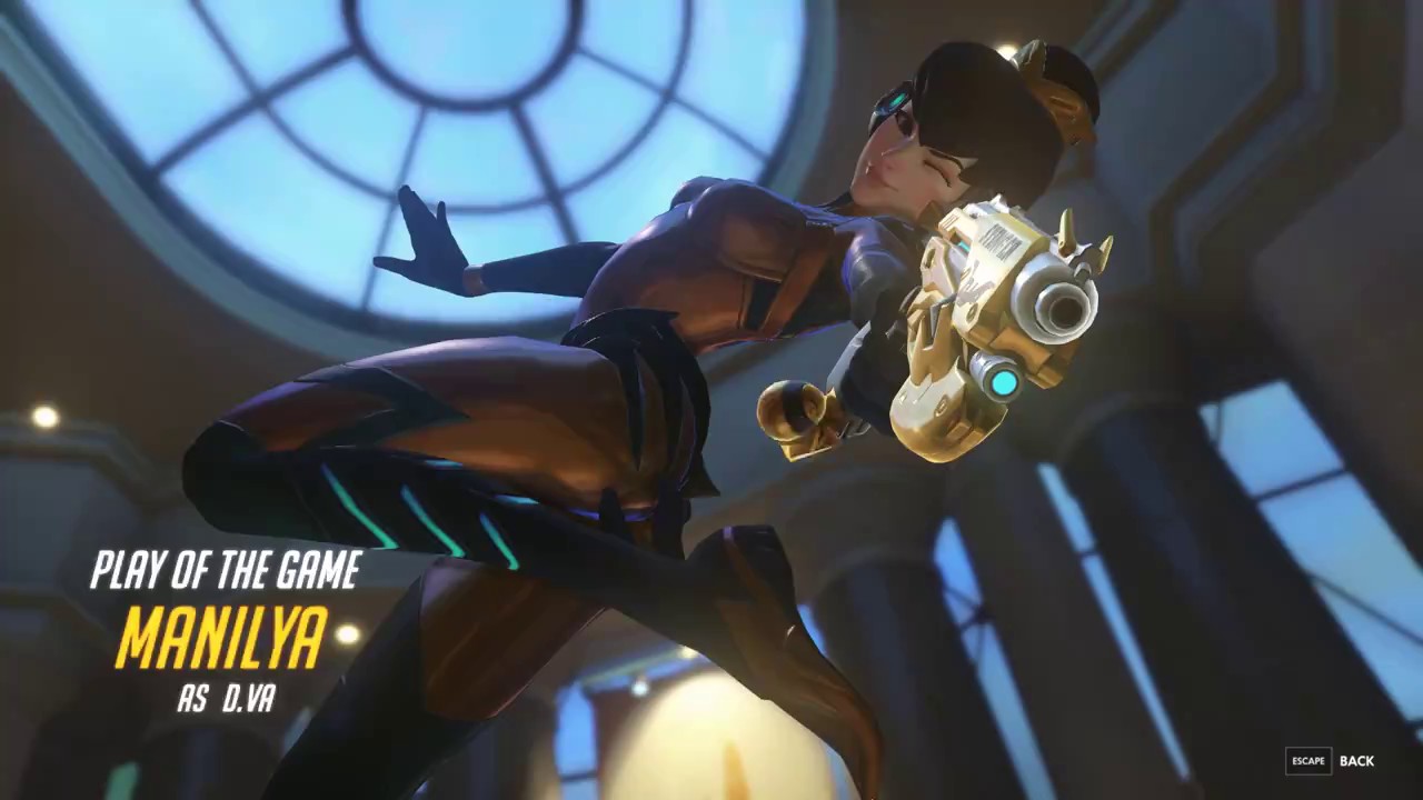Cheeky breaky Dva quadruple kill on Numbani - YouTube